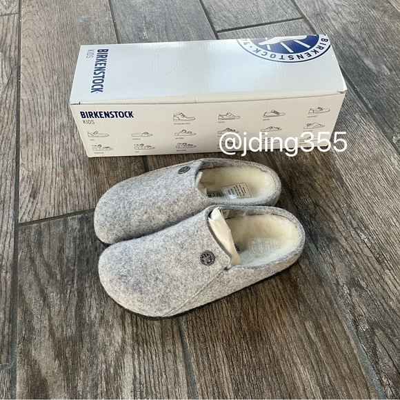 Birkenstock | Shoes | Brand New Birkenstock Zermatt Girls Light Grey ...